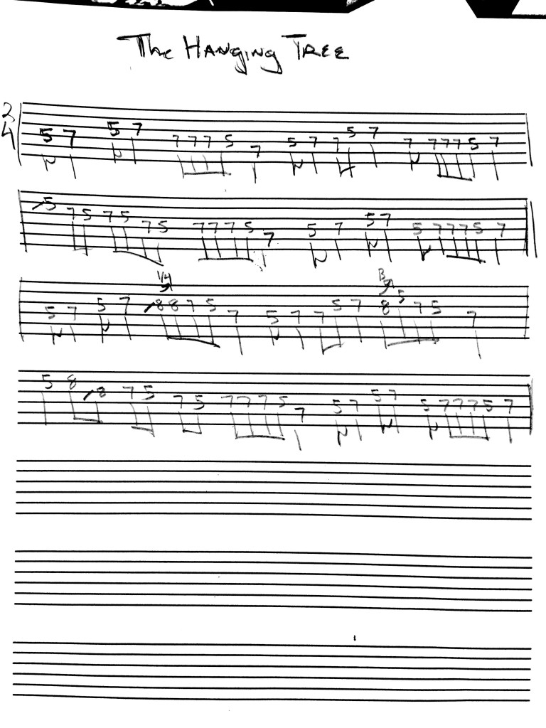 The Hanging Tree for Guitar – Guitar Ninja Lessons